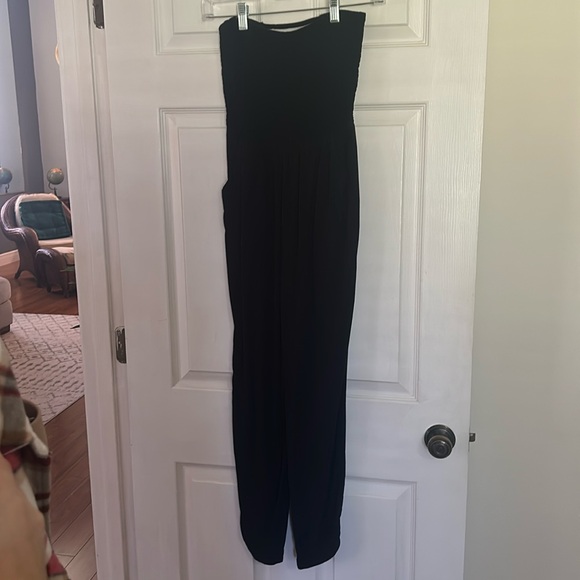 Express | Pants & Jumpsuits | Express Strapless Jumpsuit | Poshmark